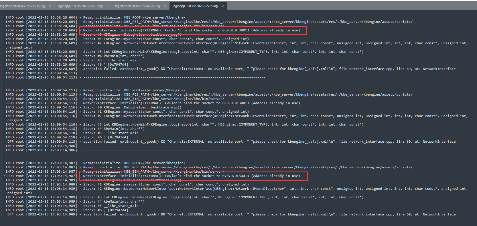 loginap多开，端口号相同，是否正常？ · Issue #1550 · kbengine/kbengine · GitHub