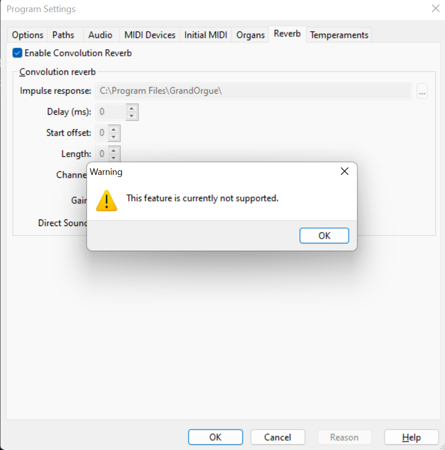 Cannot enable reverb · Issue #1176 · GrandOrgue/grandorgue · GitHub