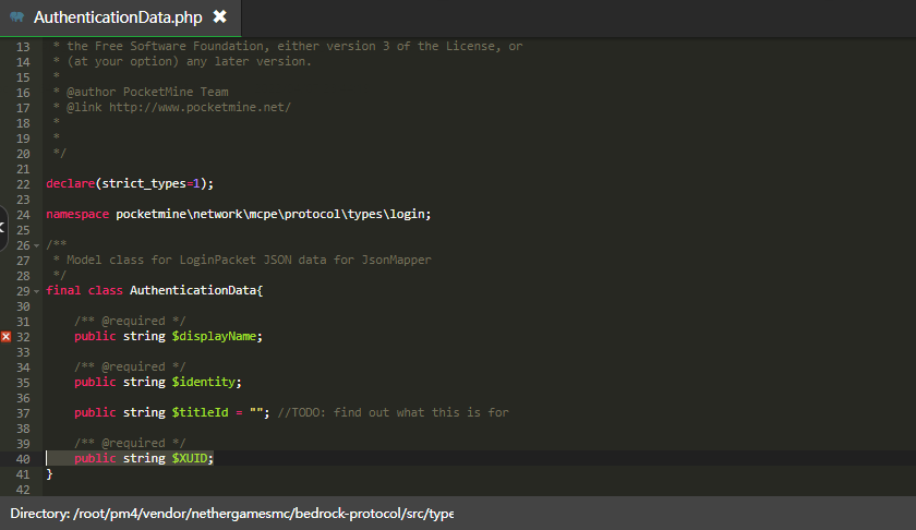 Required property "XUID" · Issue #200 · PrismarineJS/bedrock-protocol · GitHub