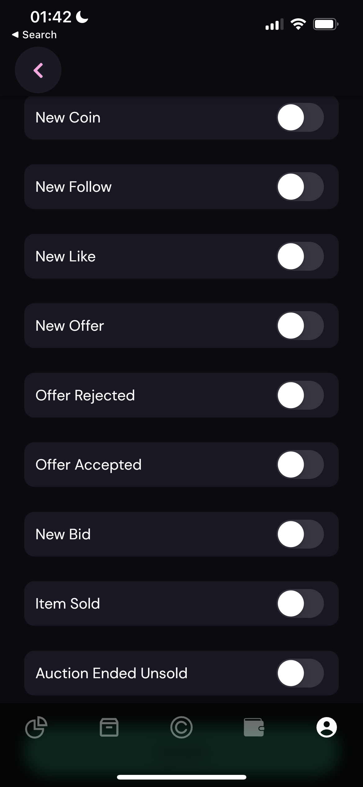 Mobile Notifications for NFT Offers and Sold in-app. · Issue #700 ...