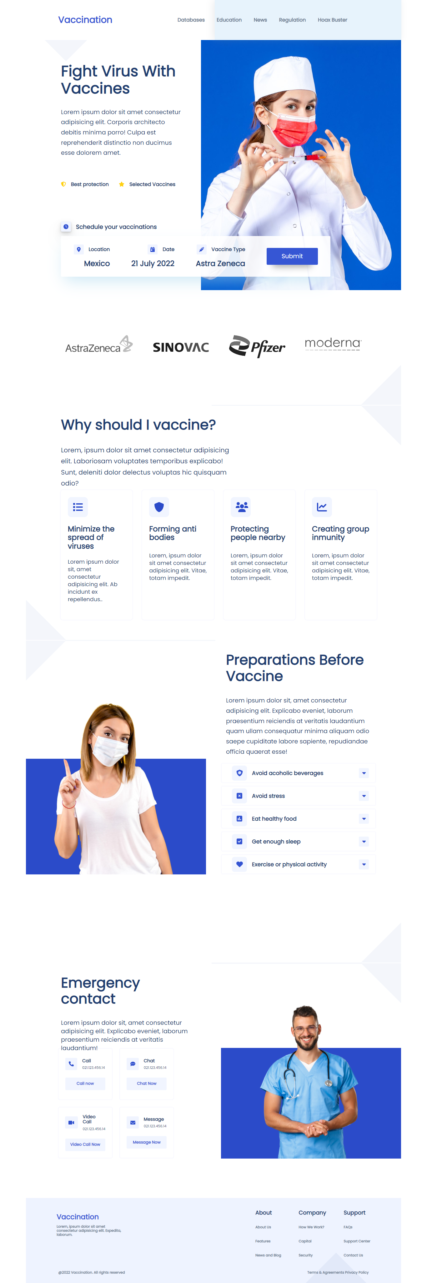 Vaccine page lista · LaunchX-InnovaccionVirtual FrontEnd-Mision ...