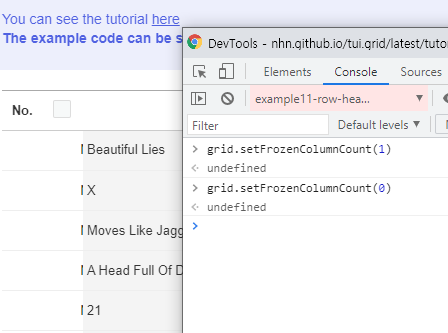rowHeader disapearing using custom rowHeader and frozenColumn · Issue ...