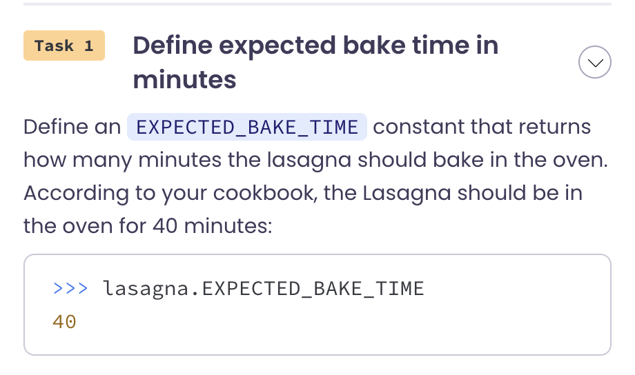 Lasagna may be too hard - making first exercise more accessible ...