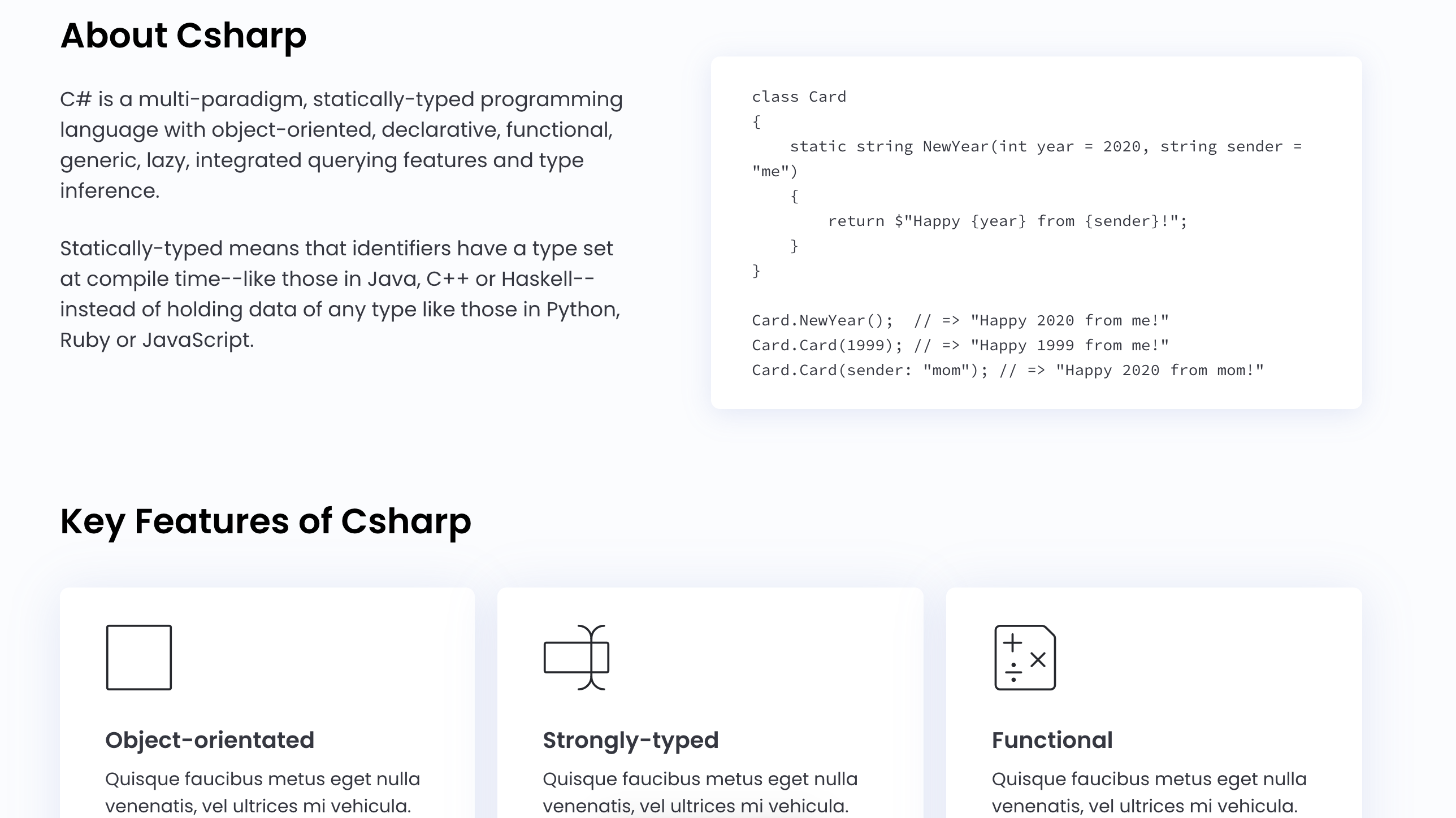 Which language features should we support? · Issue #2763 · exercism/v3 · GitHub