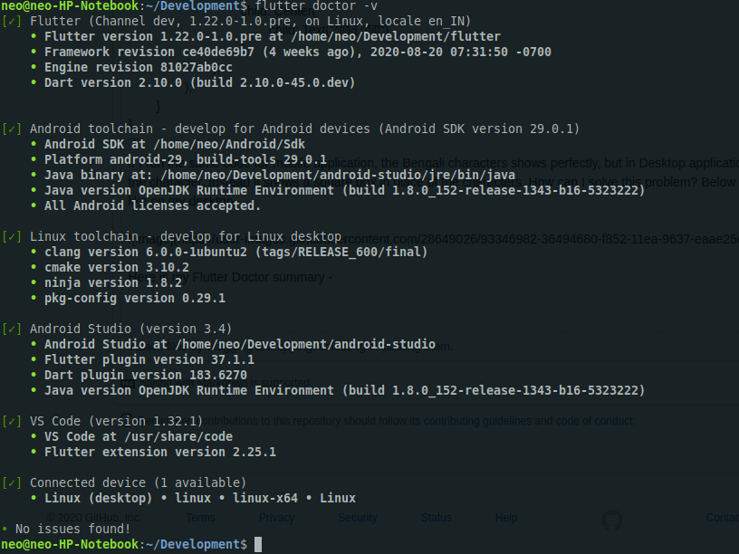 [linux] App doesn't render Bengali language characters properly · Issue #65942 · flutter/flutter ...
