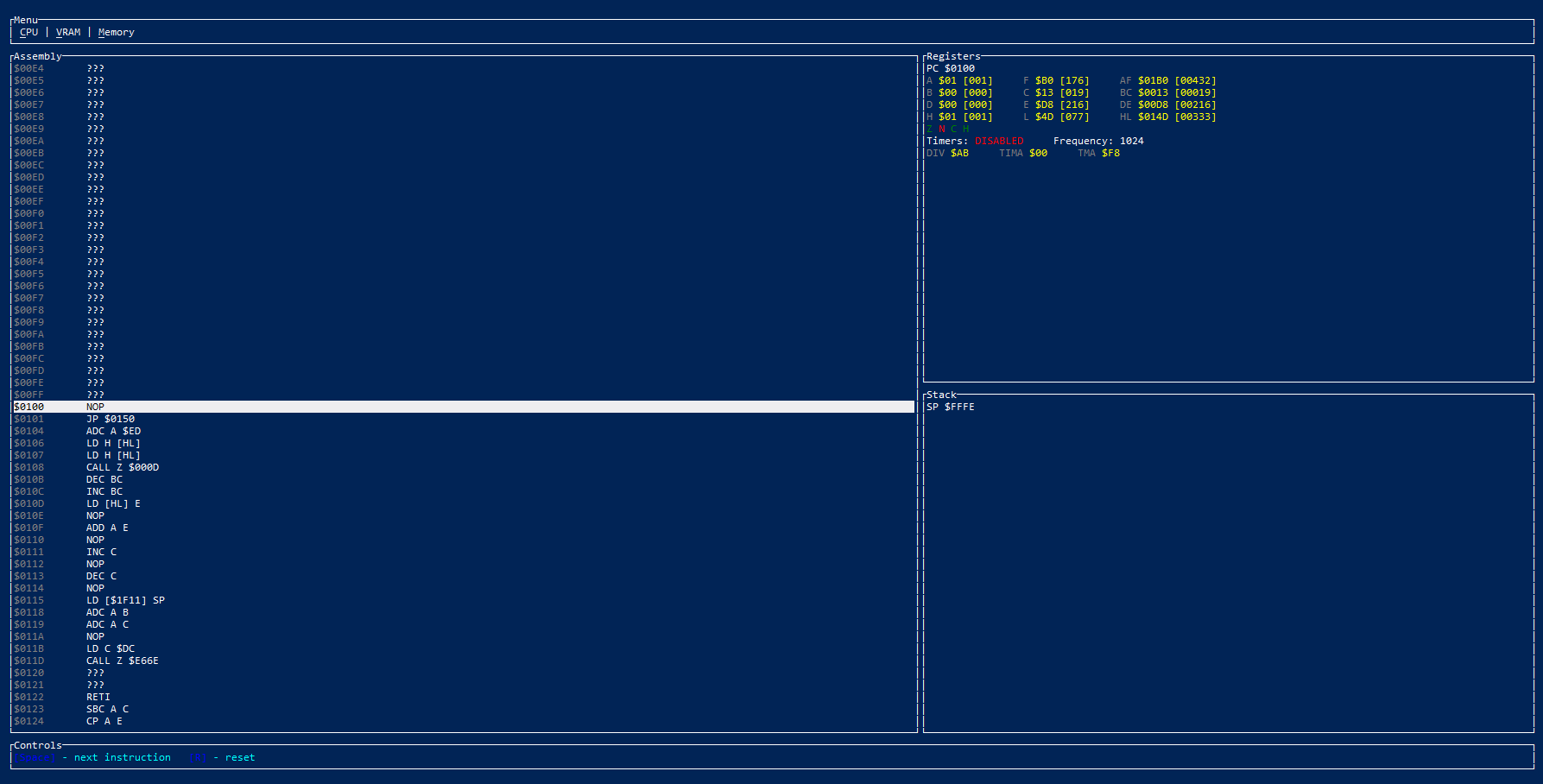 GitHub - hadrizi/gameboy-emulator: GameBoy emulator