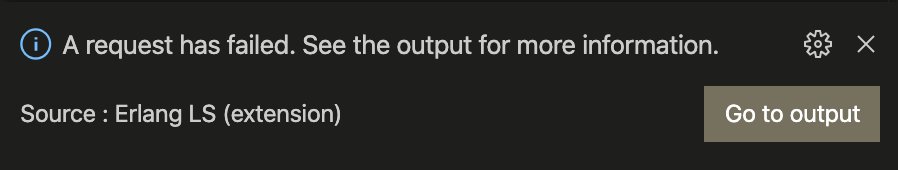 VS Code on file save: "A request has failed. See the the output for more information." · Issue ...