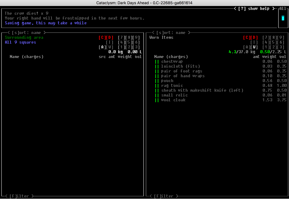 Crash in advanced inventory · Issue #21270 · CleverRaven/Cataclysm-DDA ...