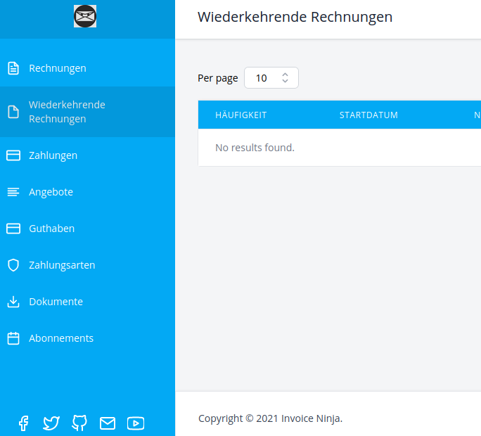 Improve client portal sidebar · Issue #5379 · invoiceninja/invoiceninja · GitHub