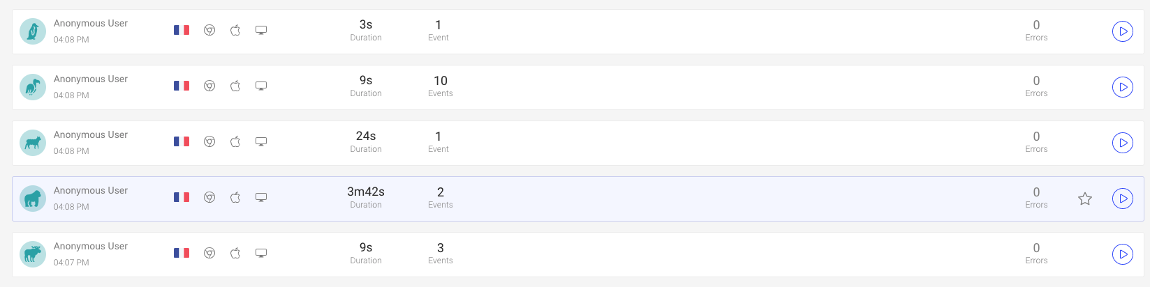 Many "Anonymous User" sessions · Issue #216 · openreplay/openreplay · GitHub