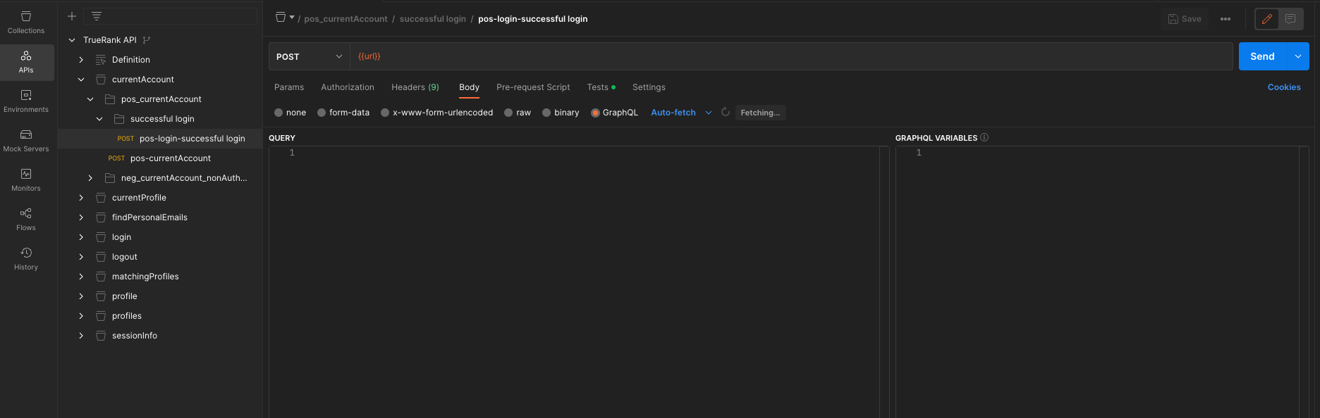 Api Repository Linking Clears Graphql Body And Variable Inputs · Issue 11875 · Postmanlabs