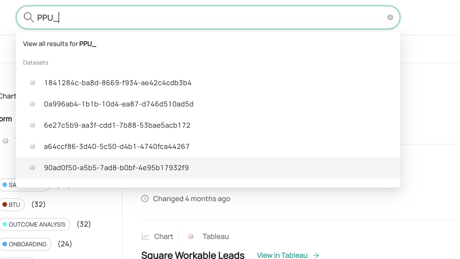 Tableau Datasets Display Uuid In Auto Complete Instead Of Name · Issue 7193 · Datahub Project
