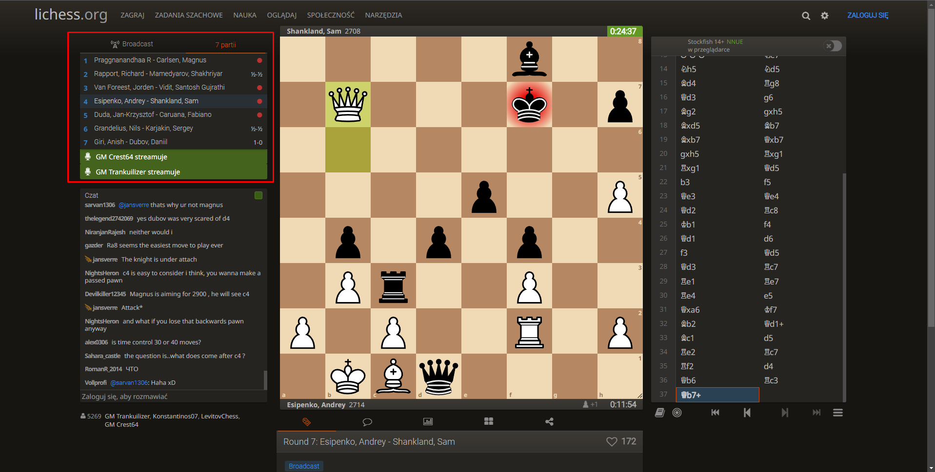 Not enough space for game menu on Tournament Broadcast section. · Issue #89 · prettierlichess ...