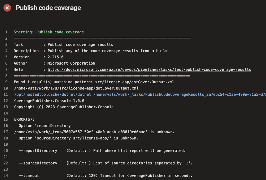 Do you have any plans to publish PublishCodeCoverageResults@2 to azure ...
