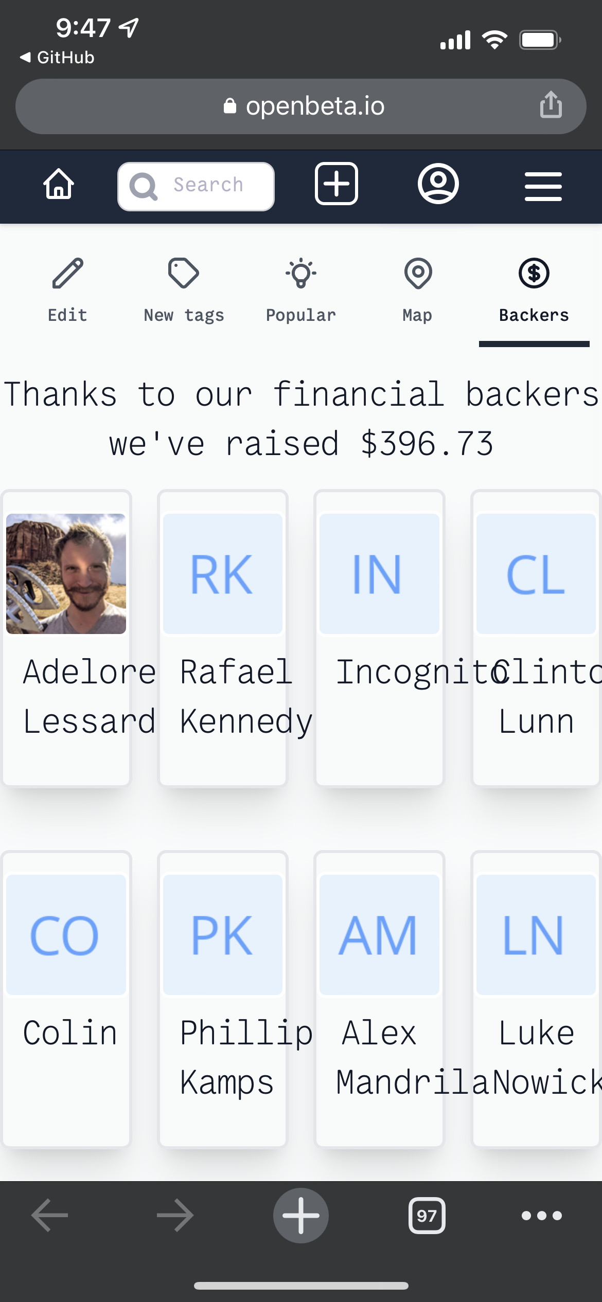 Remove duplicate financial donors · Issue #547 · OpenBeta/open-tacos · GitHub