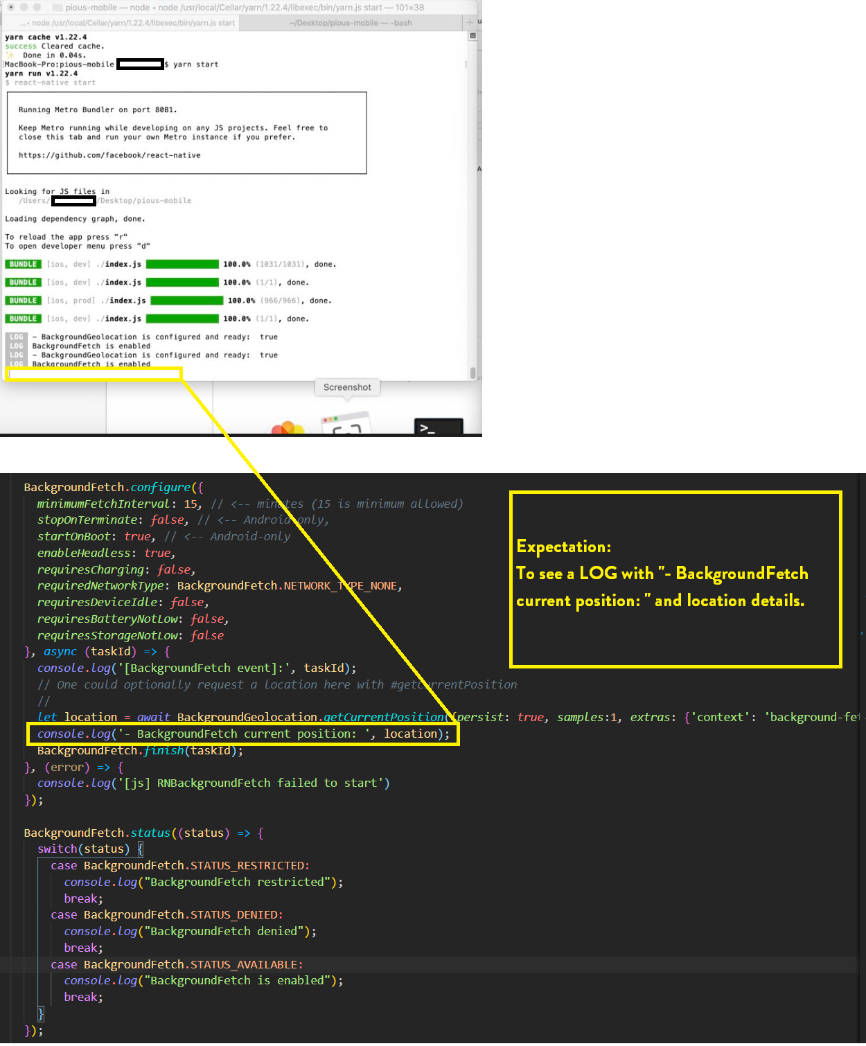 Unable to determine if BackgroundFetch is working on physical device · Issue #274 ...