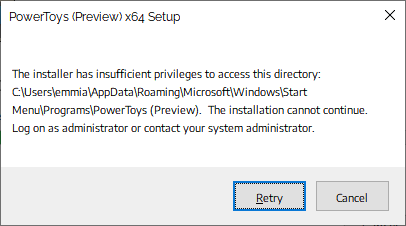 Stop making it mandatory for the installer to put shortcuts in the start menu · Issue #27866 ...