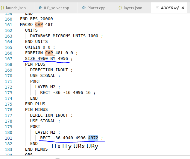 DRC in adder circuit near capacitor pins · Issue #780 · ALIGN-analoglayout/ALIGN-public · GitHub