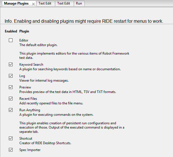 Grid Edit Mode Is Missing In Ride 1731 · Issue 1833 · Robotframeworkride · Github