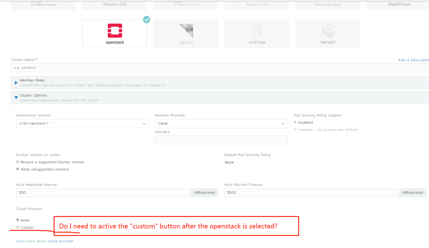 How to deploy a cluster with OpenStack cloud provider · Issue #14355 · rancher/rancher · GitHub