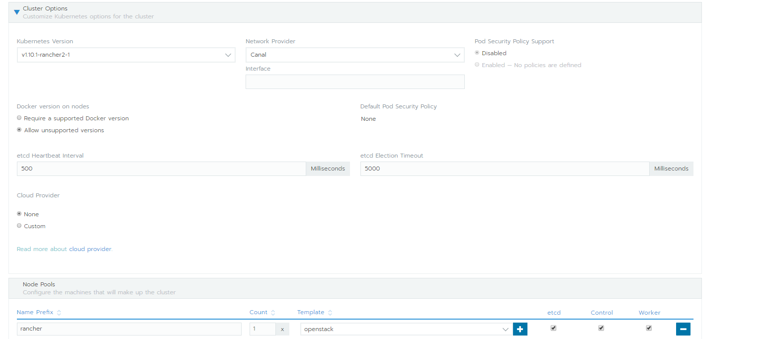How to deploy a cluster with OpenStack cloud provider · Issue #14355 · rancher/rancher · GitHub