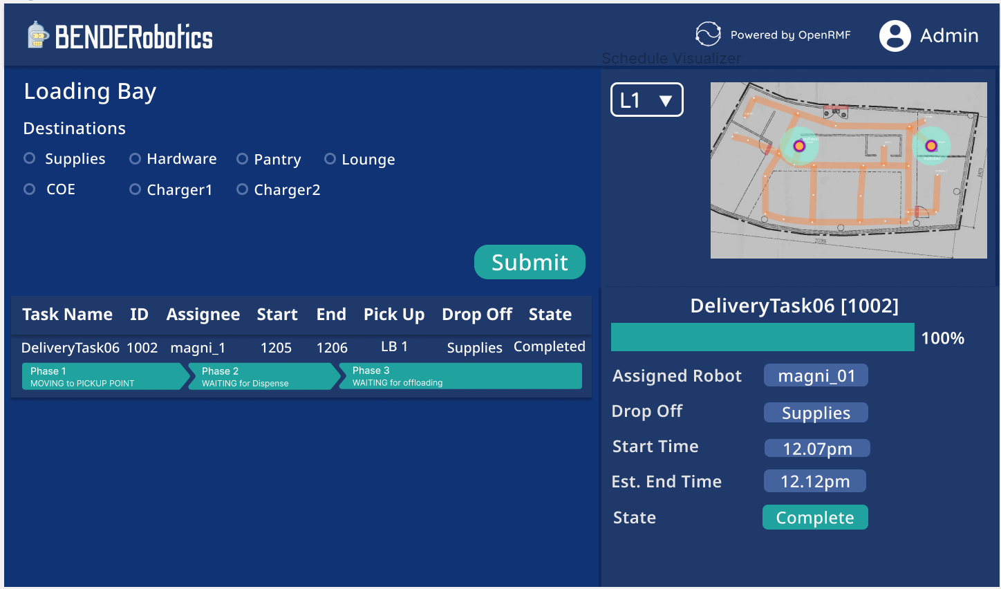 Minimal App package · Issue #420 · open-rmf/rmf-web · GitHub