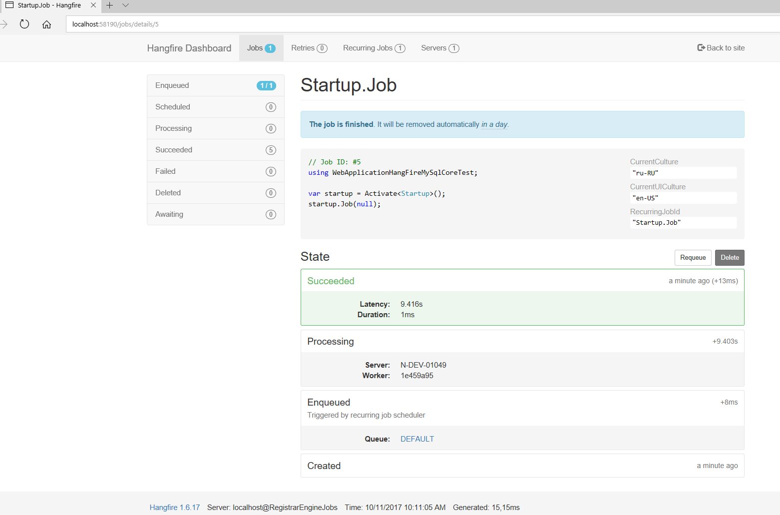 Some Issues With Displaying Context Info With Different Db · Issue 1021 · Hangfireiohangfire 6719