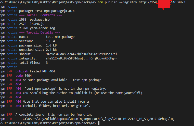 404 no such package available : packagename · Issue #1085 · verdaccio/verdaccio · GitHub