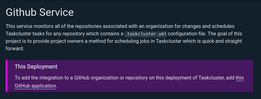 [docs] Provide a way to link to site-specific docs · Issue #2395 · taskcluster/taskcluster · GitHub