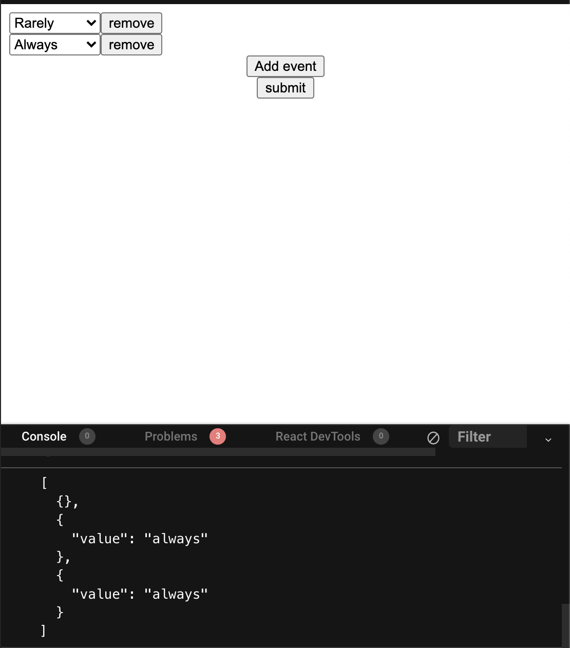 Fieldstate Unexpected Behavior When Fieldstate Is Read · Issue 4474 · React Hook Formreact