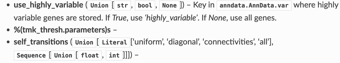 Outdated docs for `WOTKernel.compute_transition_matrix` · Issue #849 · theislab/cellrank · GitHub