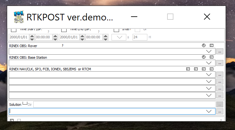 GUI isn't scaled properly in RTKPOST on 4K display · Issue #511 · tomojitakasu/RTKLIB · GitHub