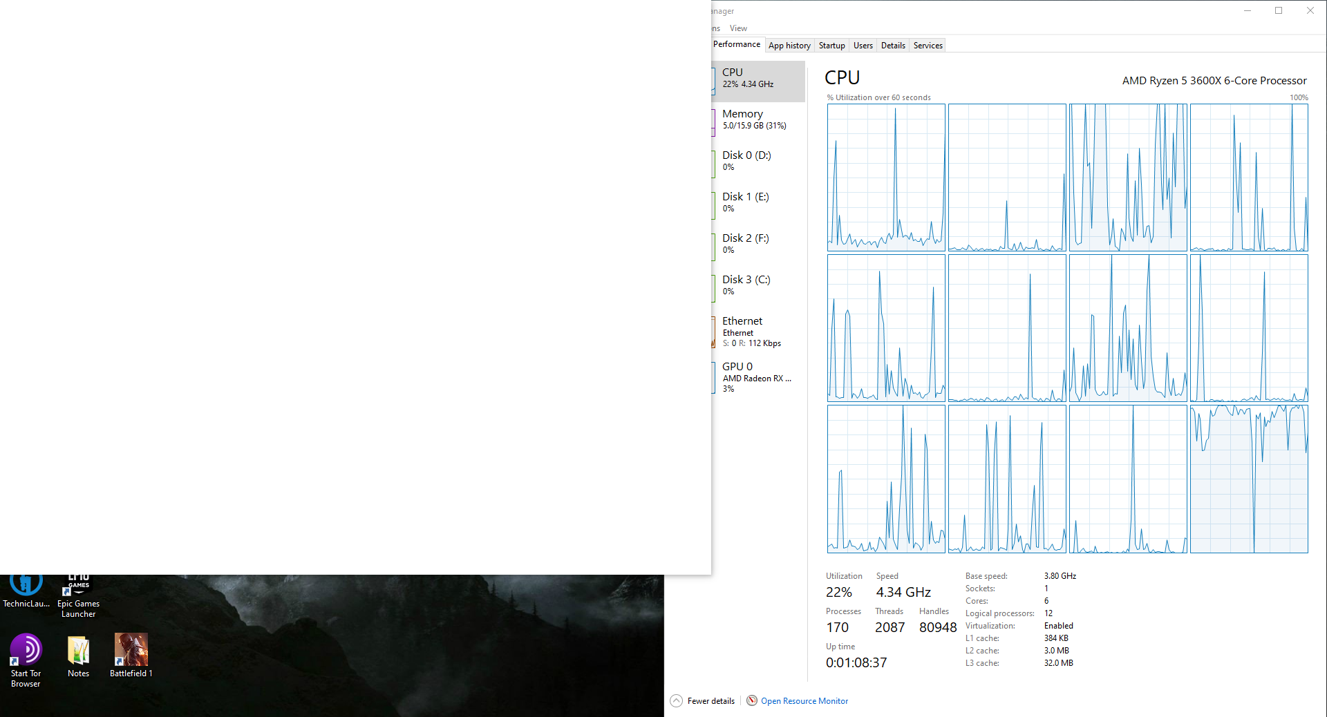 Vortex Will not launch, white screen only. latest version does not ...