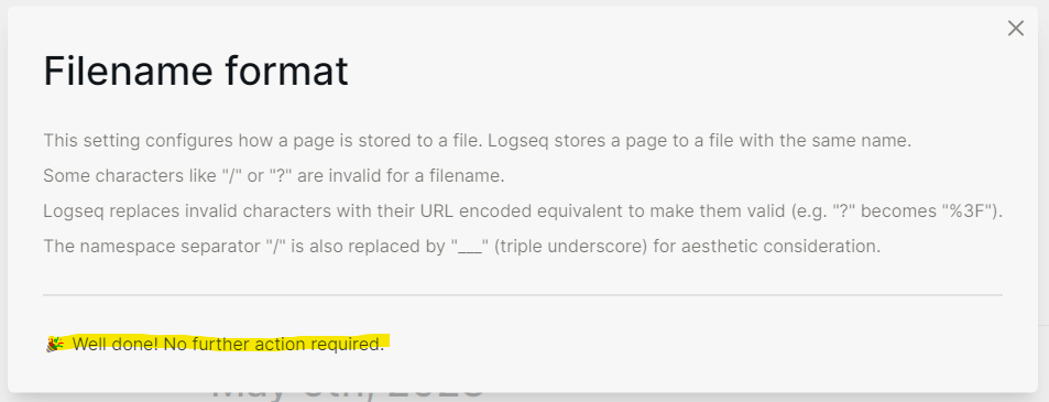 File names in and outdate format. The fix sequence does not work. · Issue #9330 · logseq/logseq ...