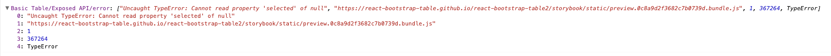 Question How To Get Current Seleted Row · Issue 920 · React Bootstrap Tablereact Bootstrap 5092