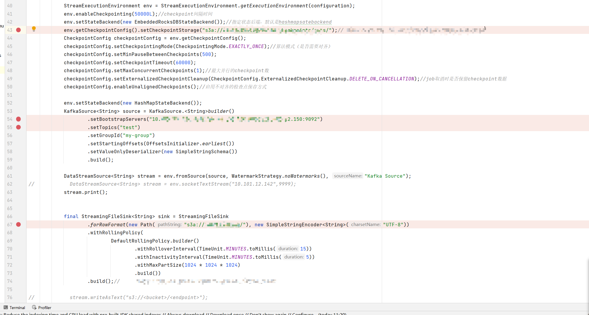 Bug Flink Jar In The Jar Job From Sink To S3 If The Path Configured As Checkpoint Is S3
