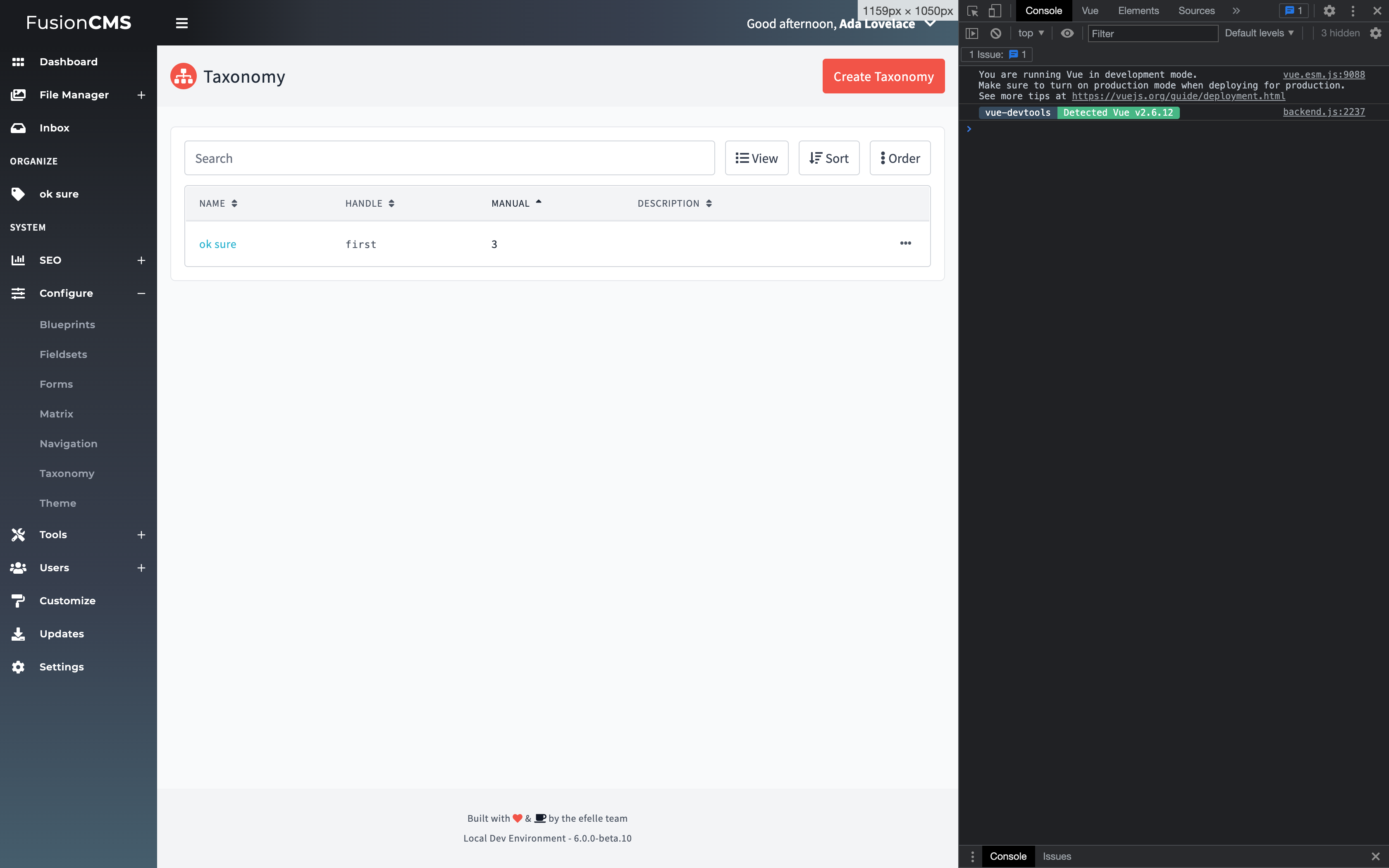 Taxonomy and Matrix with same handle cannot be in Organize · Issue #786 · fusioncms/fusioncms ...