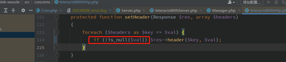 WARNING Context::build_header() (ERRNO 7105): You have set 'Transfer-Encoding', 'Content-Length ...