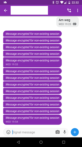 A lot of "Message encrypted for non-existing session" on stale desktop app start · Issue #3341 ...