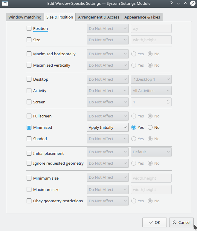 Setting 'Minimize window at application startup' don't work as expected · Issue #1147 ...