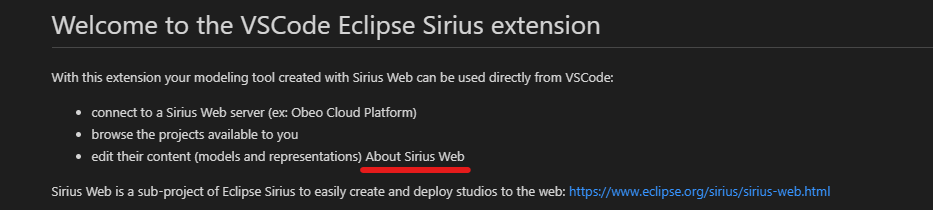 Misprint In Vscode Extension Readme · Issue 1454 · Eclipse Sirius