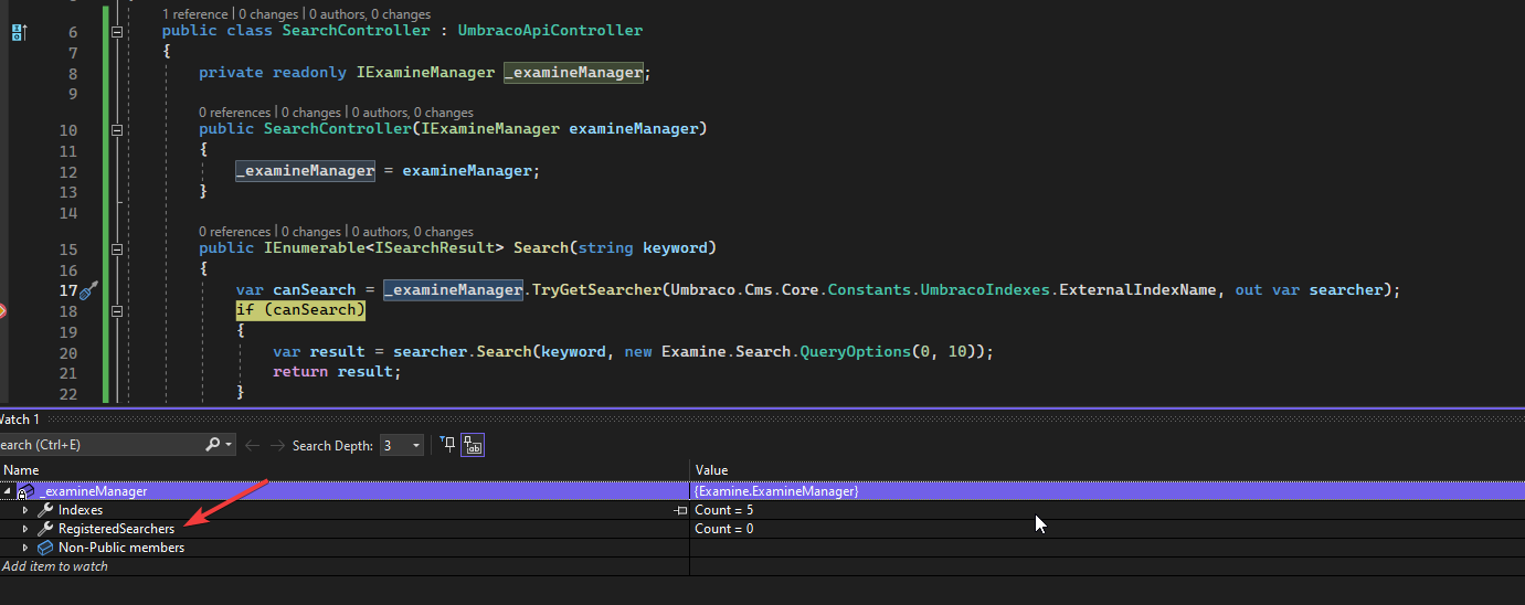 There are no searchers available in ExamineManager · Issue #14749 · umbraco/Umbraco-CMS · GitHub