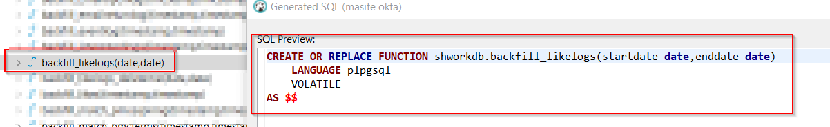 Generating DDL for Redshift procedures is incorrect · Issue #14507 · dbeaver/dbeaver · GitHub