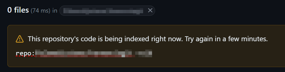 Code search not working · community · Discussion #45538 · GitHub