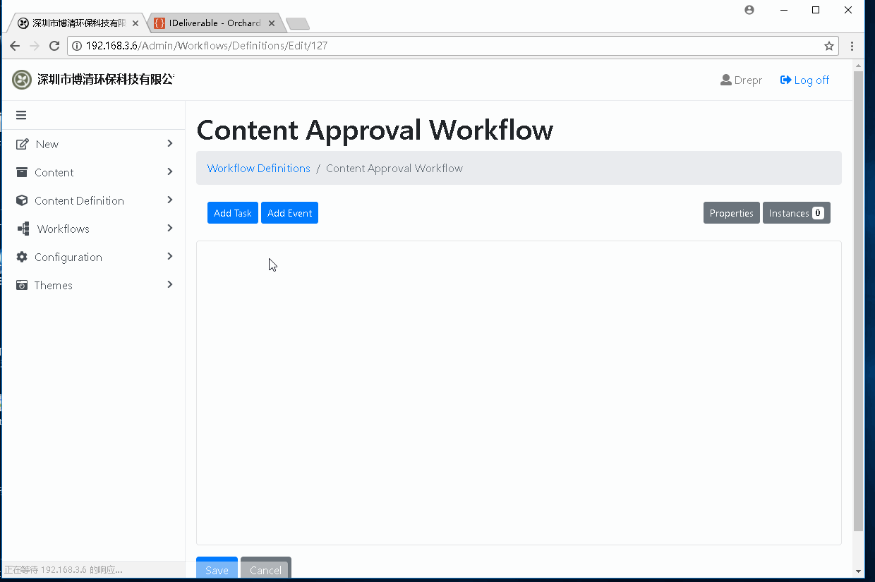 Create Workflow Definition error · Issue #1697 · OrchardCMS/OrchardCore · GitHub