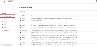 Menu Apllication Log tidak bisa di hide · Issue #63 · laravolt/laravolt · GitHub