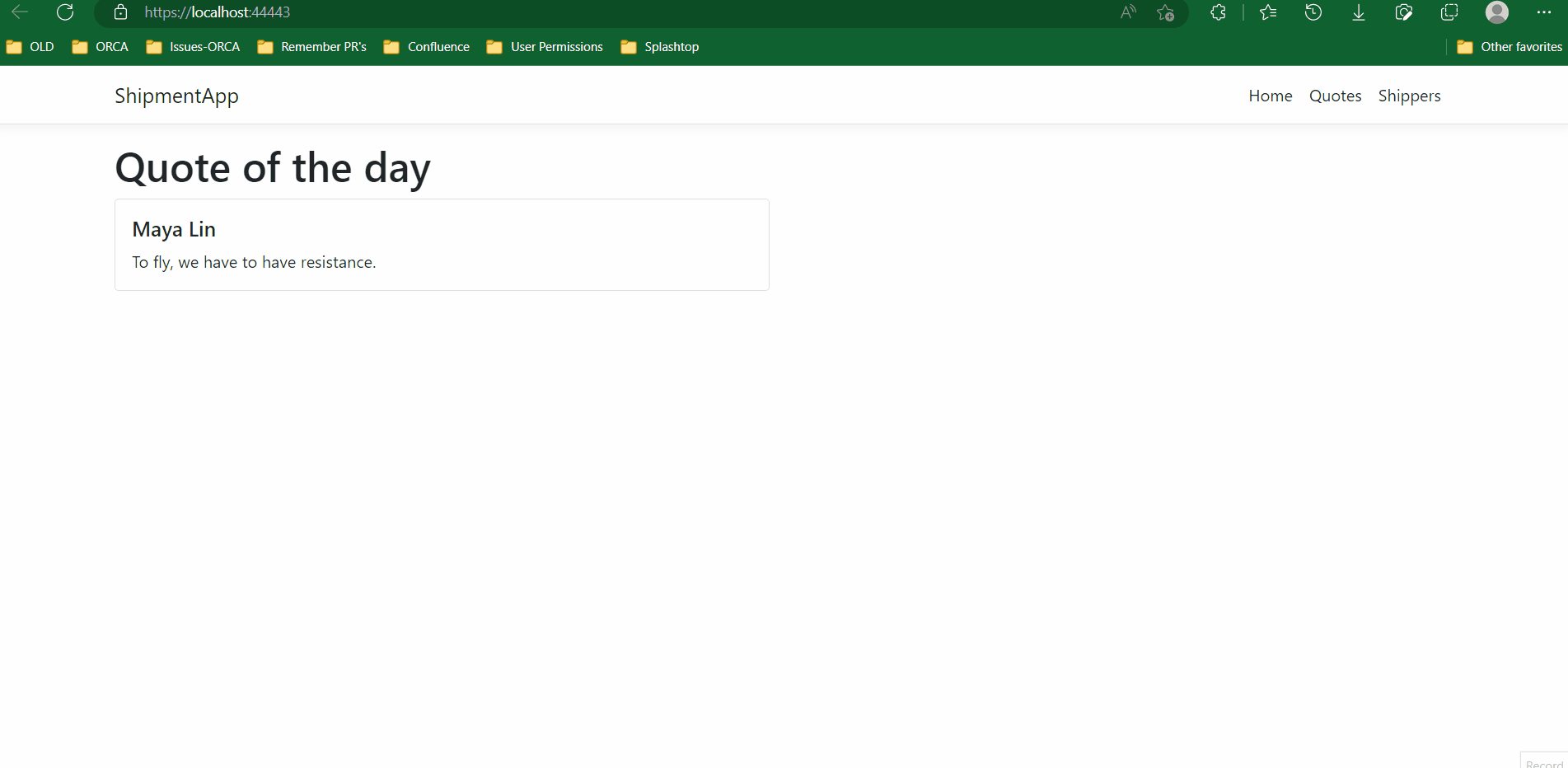 GitHub - ssanju01/shipment-app