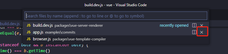Add a shortcut for removing file from recently opened · Issue #114882 ...