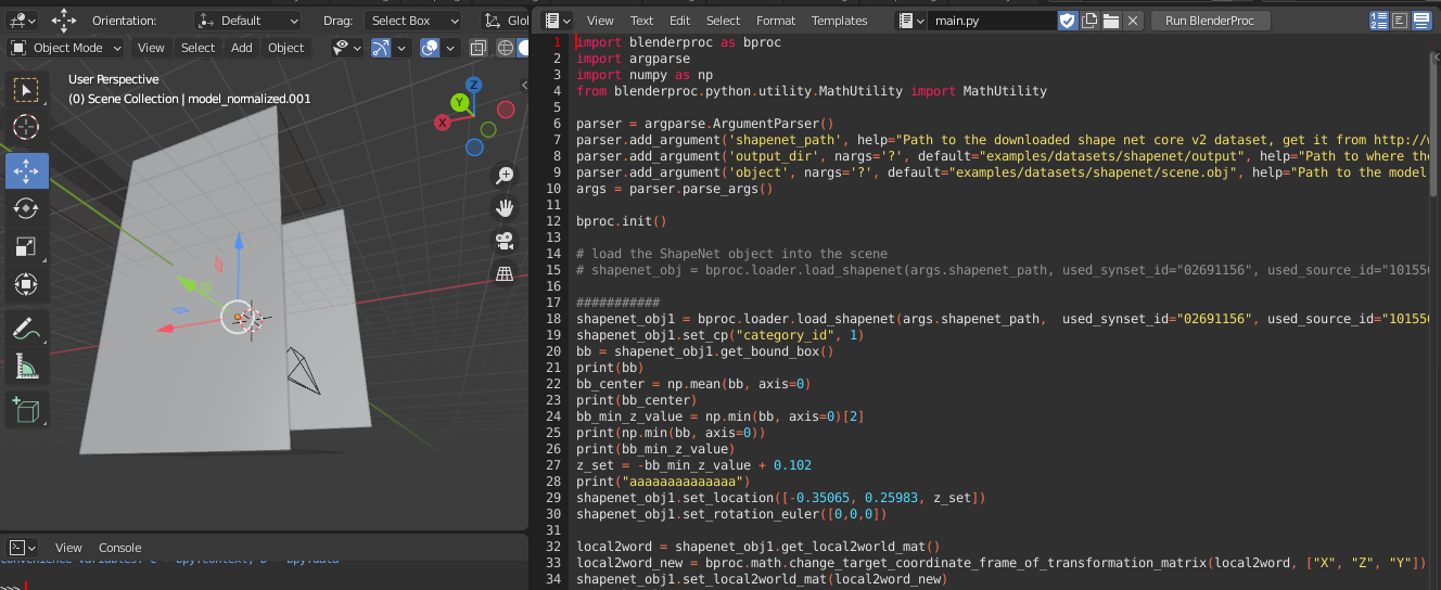 About how to change the coordinate system · Issue #307 · DLR-RM/BlenderProc · GitHub