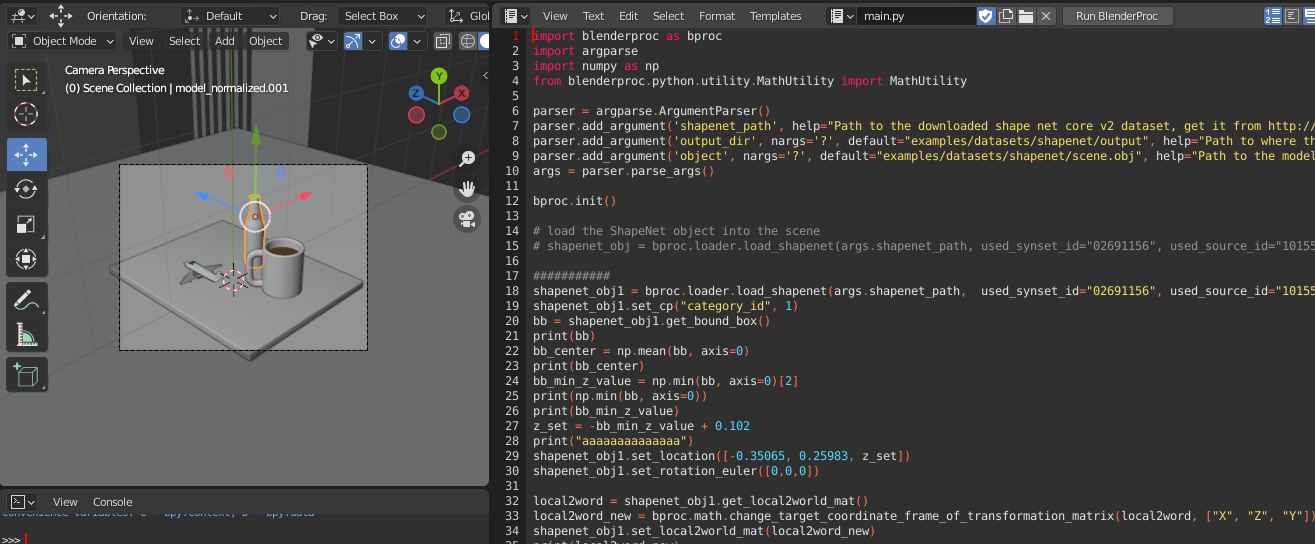 About how to change the coordinate system · Issue #307 · DLR-RM/BlenderProc · GitHub